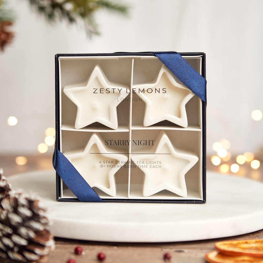 Star Tea Lights (Box of 4) - Starry Night – Oscar and Tilly